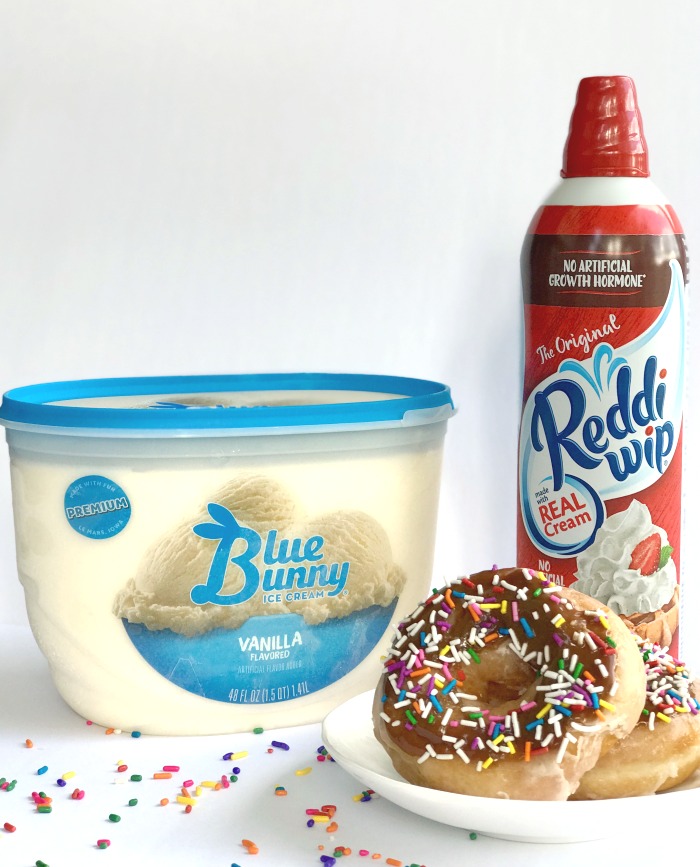 Donut Ice Cream Sundae