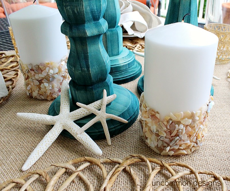 Summer Beach Tablescape and a Summer Tablescape Party