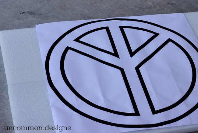 Peace Sign Wall Art for Christmas